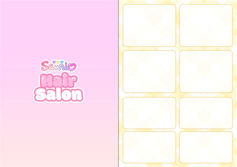 Paper Diy 🎀산리오 미용실 놀이북 만들기🎀 무료도안 무료배포 네이버 블로그