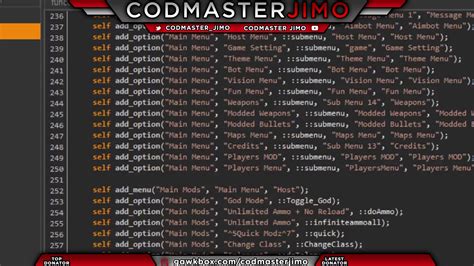 BO VOICE OVER HOW TO CODE A SUBMENU TO UR OWN GSC YouTube