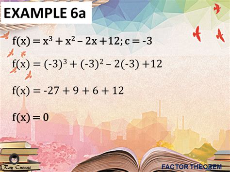 How To Use Factor Theorem In Finding The Factors Of Polynomials With Examples Hubpages