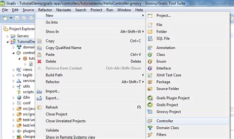 Grails Hello World Grails Tutorial