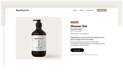 Beautify And Co Beauty Html5 Responsive Website Template