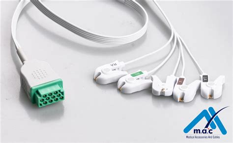 Ge Healthcare Marquette Compatible Disposable Direct Connect Ecg Cab Macmedcable