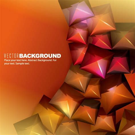 추상 큐브 파도 배경 벡터 Eps Uidownload