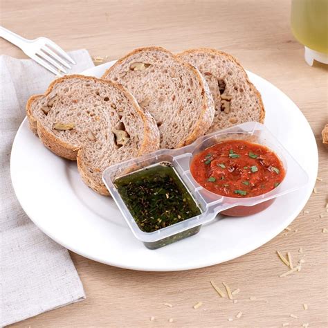 Meal Prep Containers Small Double Condiment Containers With Lids 2