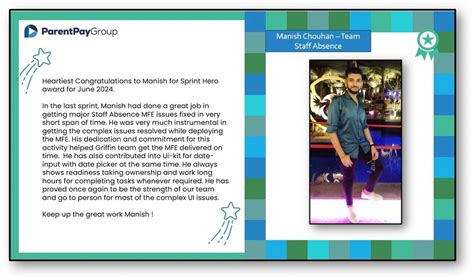 manish chouhan on linkedin sprinthero teamrecognition grateful