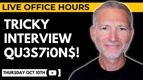 Tricky Job Interview Questions Answered Live 🔴 Today