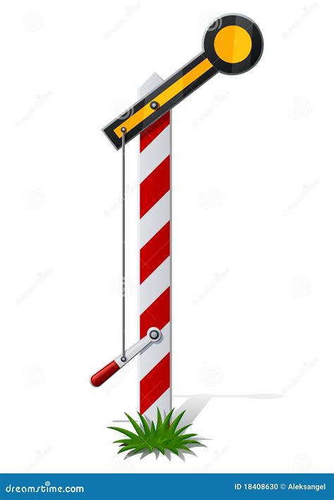 Semaphore With Vertical Arrangement Of Signals Flat Vector Traffic Light With Red Yellow And