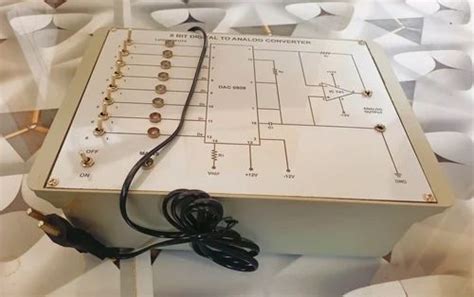 Electic Laboratory Bit Digital To Analog Converter Input Voltage V At Piece