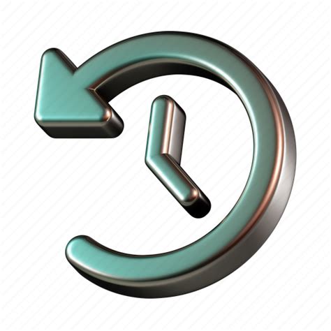 clock rewind undo arrow icon download on iconfinder