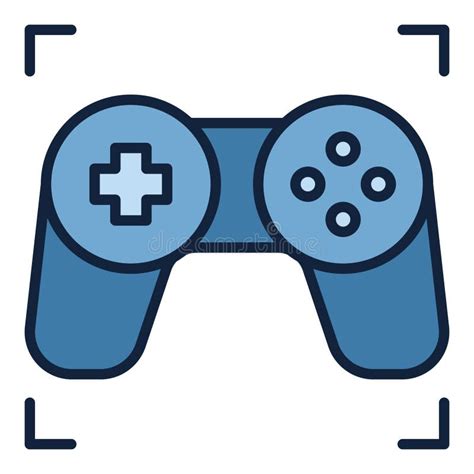 Console Video Game Controller Vector Wireless Gamepad Colored Icon Or
