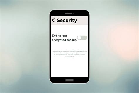 how to disable end to end encryption on android techcult