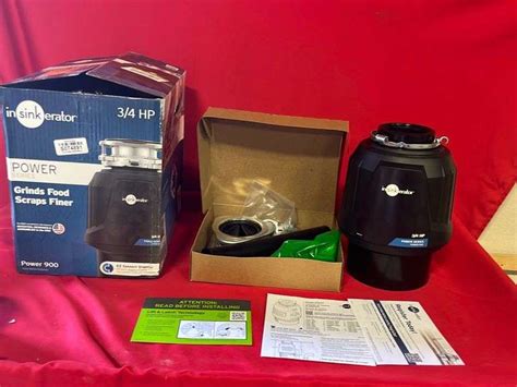 Insinkerator Power 900 3 4 Hp Garbage Disposal Sierra Auction Management Inc
