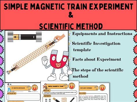 Simple Magnetic Train Experiment Stem Activities And Scientific