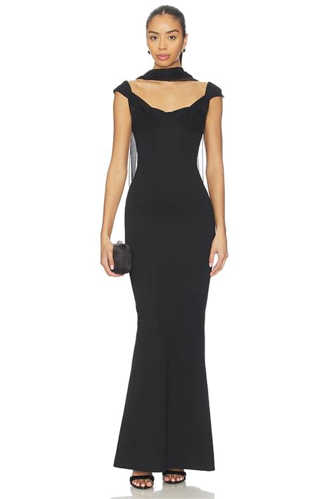 Buci Opera Dress In Black Revolve