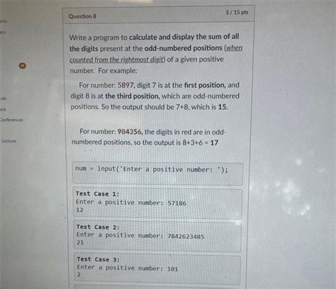 Solved Question 8 Write A Program To Calculate And Display
