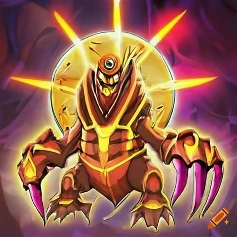 Yu Gi Oh Sun Monster Artwork On Craiyon