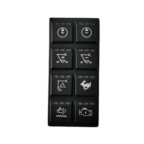 Buttons Intelligent Can Bus Keypad Ip Waterproof Customized Icon Silicone Pad Automotive