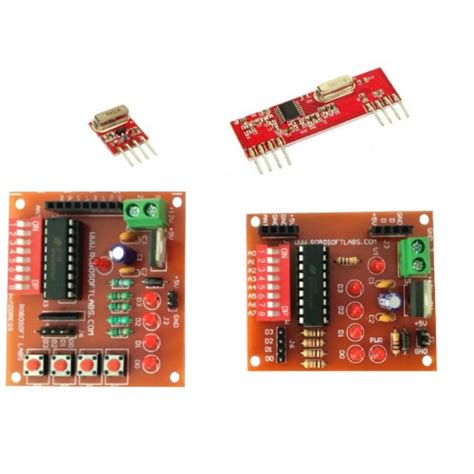 RF Mhz RX TX Encoder Decoder Board HT E HT D IC