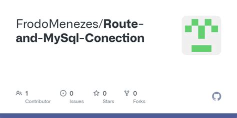Github Frodomenezes Route And Mysql Conection