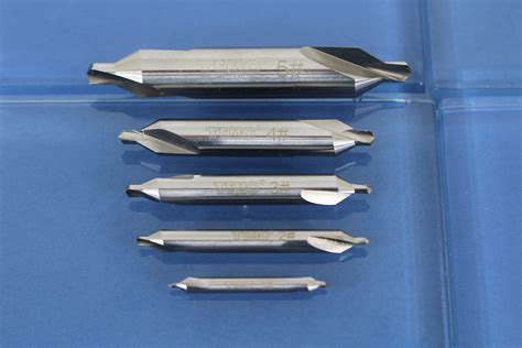 Temo 5 Pc Lathe Mill Combined Center Drill 60 Degree