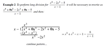 2013 S3 05 Maths Blog Polynomial Division