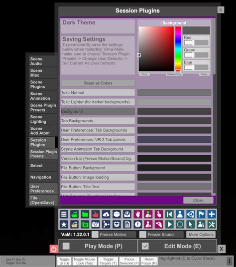 Monochrome UI Customizable Paid Plugins Scripts Virt A Mate Hub