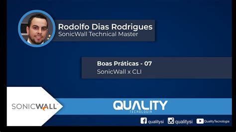 boas práticas 07 sonicwall x cli youtube