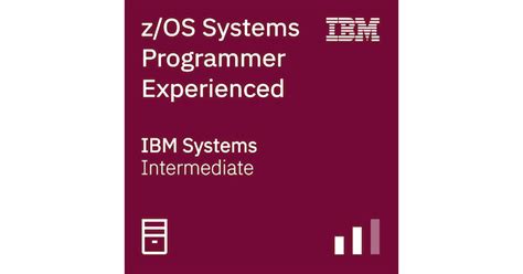 z os system programmer experienced credly