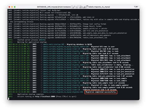 Migrate To Mysql