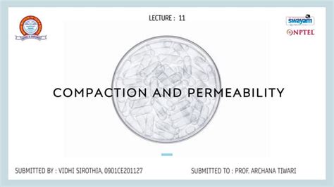 Compaction And Permeability Vidhi Sirothiapdf