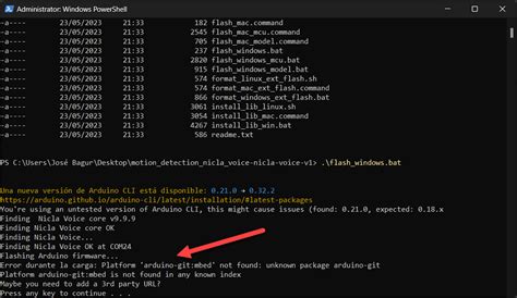 Nicla Voice Error On Firmware Upload Help Edge Impulse Forum