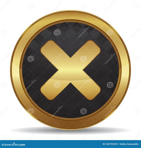 A Cancel Button Illustration Stock Illustration Illustration Of Rejected Button