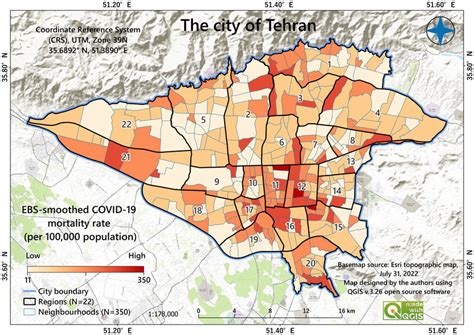 Tehran Map Iran Israel Launches Three Waves Of Strikes On Military