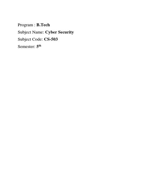 unit 1 cyber security pdf security hacker cybercrime