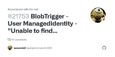 Blobtrigger User Managedidentity Unable To Find Matching Constructor · Issue 21753