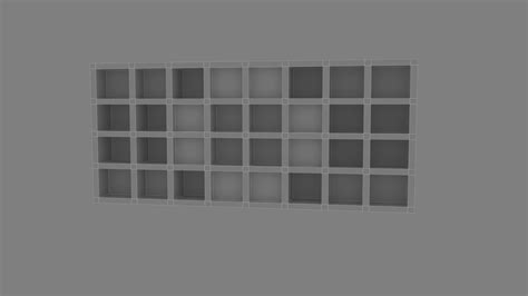 Small Schroeder Diffuser Model Turbosquid 2250654