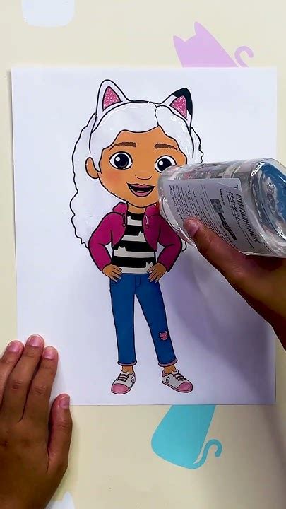 반짝이 만들기 개비의 머리 색깔이 변해요 개비의 매직하우스 Youtube