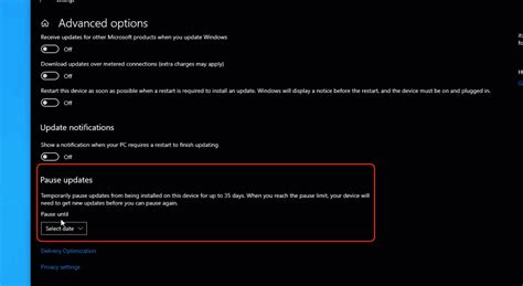 We Could Soon Get The Ability To Pause Windows Updates For Days