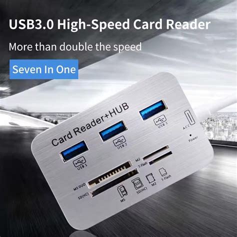 BQLQBQLQ All In One USB HUB Card Reader Combo Micro SD TF Memory Card Reader Lot V