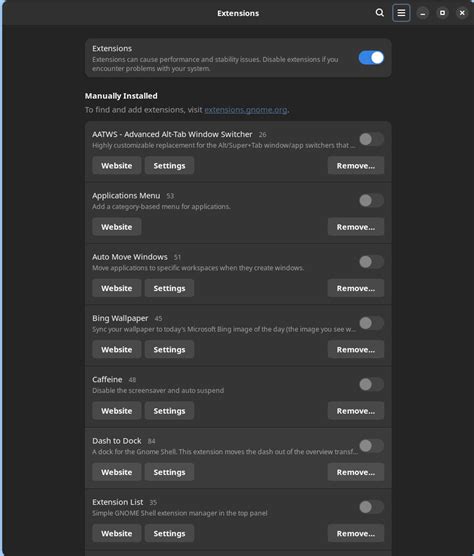 Gnome Extensions Not Working After Upgrading To Gnome Shell 442