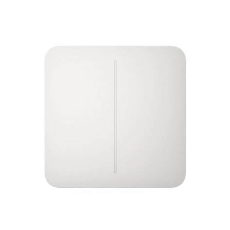 Кнопка двуклавишного выключателя Ajax Solobutton 2 Gang [55] White купить с доставкой по