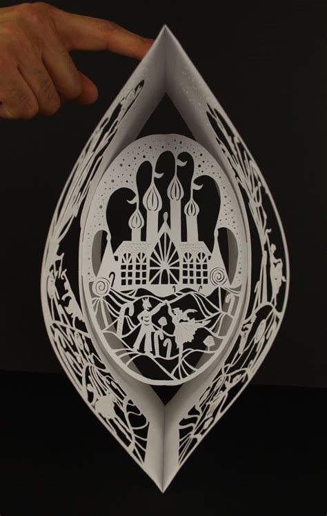 Nutcracker Castle Origami Cut Out