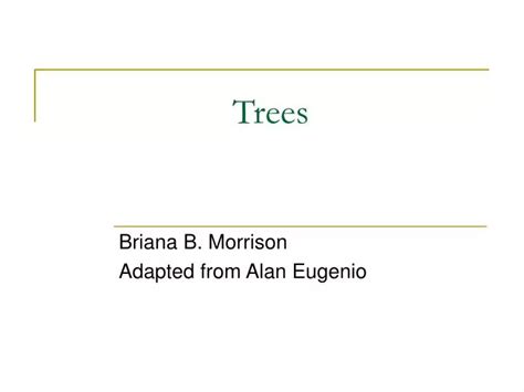 PPT Trees PowerPoint Presentation Free Download ID 3002668