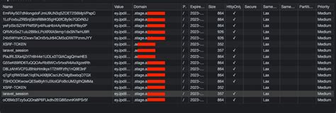 Laravel Is Generating Random Cookies And Its Hitting The Server Limit Stack Overflow