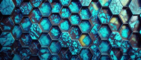 Premium Ai Image Hexagon Concept Design Abstract Technology Background Generative Ai