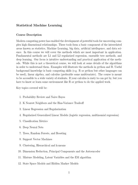 Syllabus Ml Pdf Machine Learning Title Ix