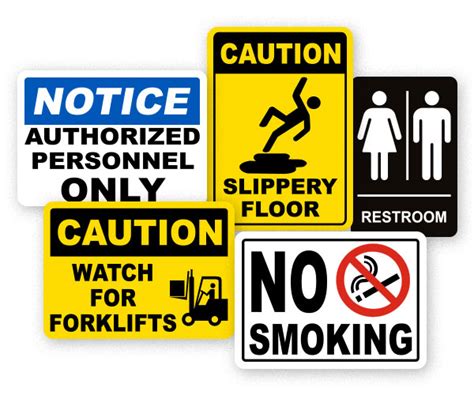 Caution Sign Examples