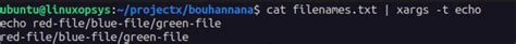 xargs command with examples