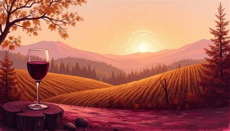 Free Sunset Vineyard Glass Image Wine Vineyard Sunset Download At