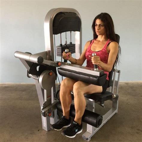 Muscled Selectorized Seated Leg Curl Power Your Training With